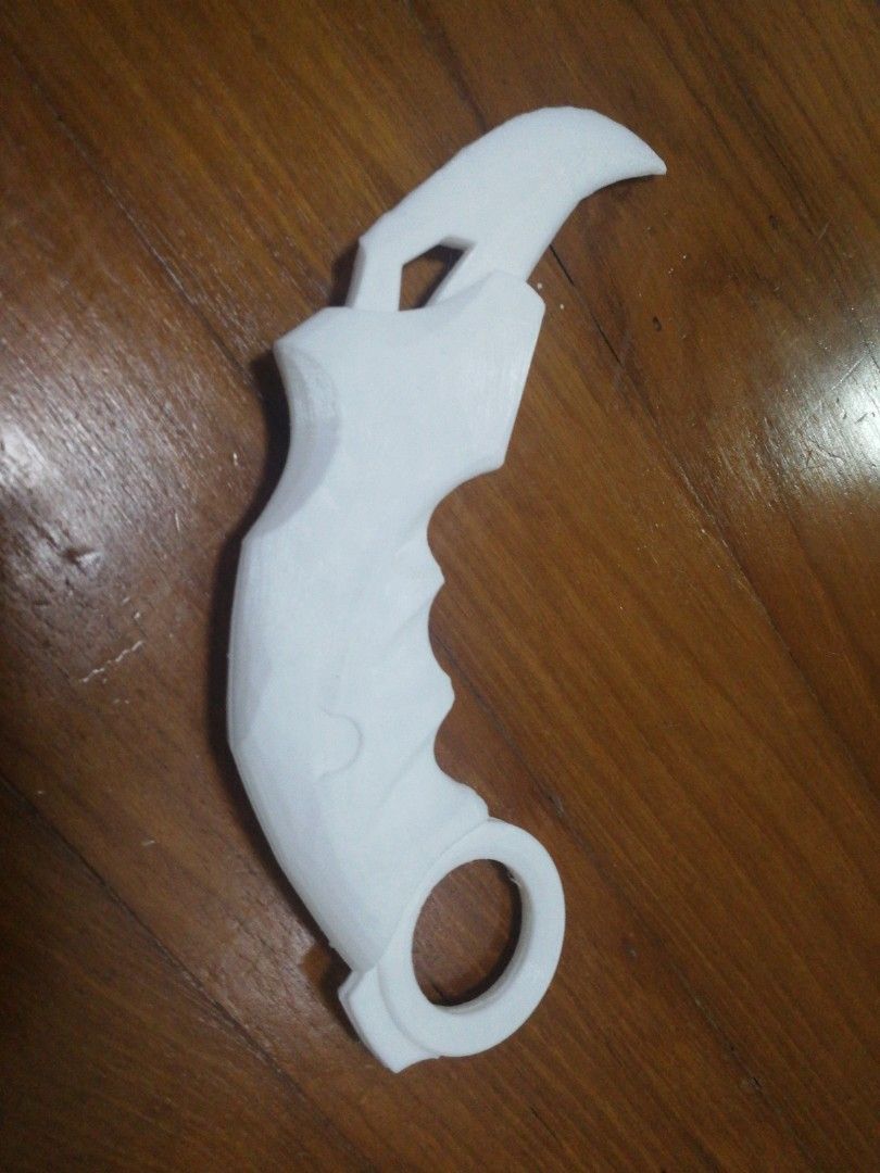 Valorant champions karambit 3d print cosplay model, Hobbies & Toys ...