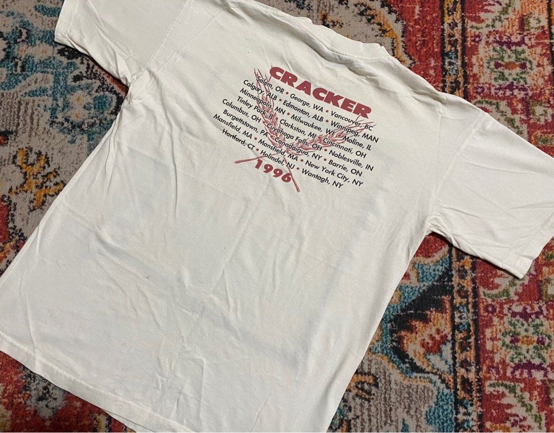 Vintage 1996 Cracker The Golden Age Album Promo Tour Shirt, Men's ...
