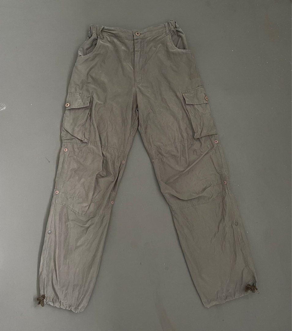 Vintage Parachute cargo Pants, Men's Fashion, Bottoms, Trousers on Carousell