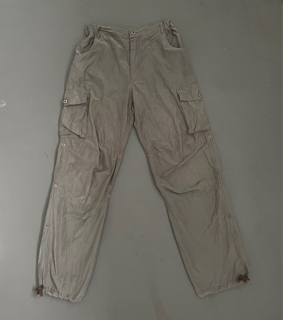 Vintage Parachute cargo Pants, Men's Fashion, Bottoms, Trousers on Carousell