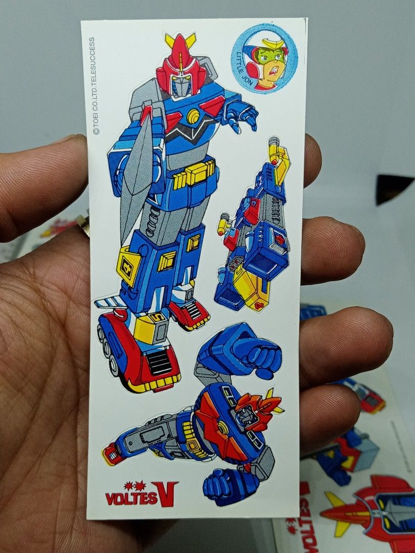 Vintage Voltes V Sticker Set (4pcs), Hobbies & Toys, Memorabilia ...