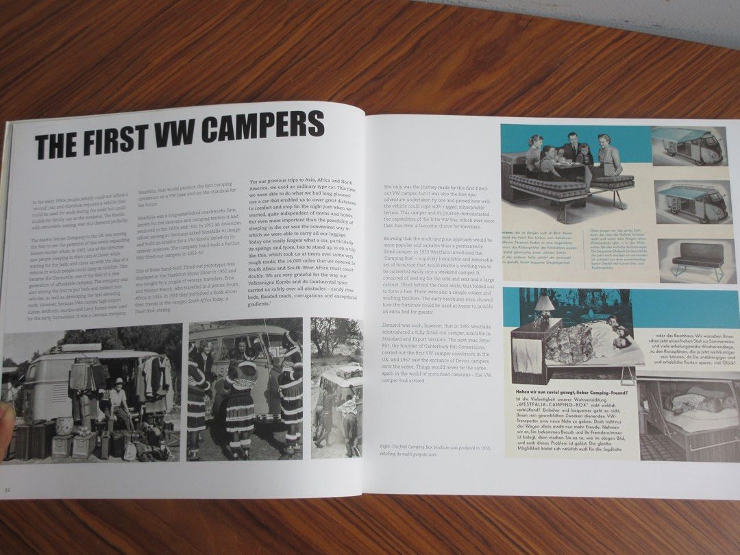 Vw Combi Volkswagen book Books Campervan Crazy Travel With my bus A ...