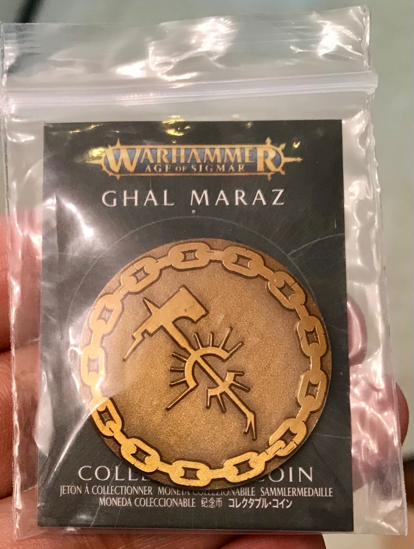 Warhammer Coin - Ghal Maraz, Hobbies & Toys, Toys & Games on Carousell