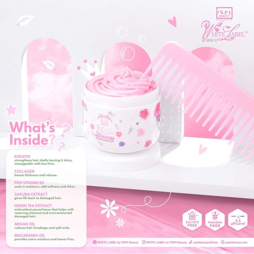 WHITE LABEL by PSPH Beauty Mousse Shampoo Hair Tonic Detox Hair ...