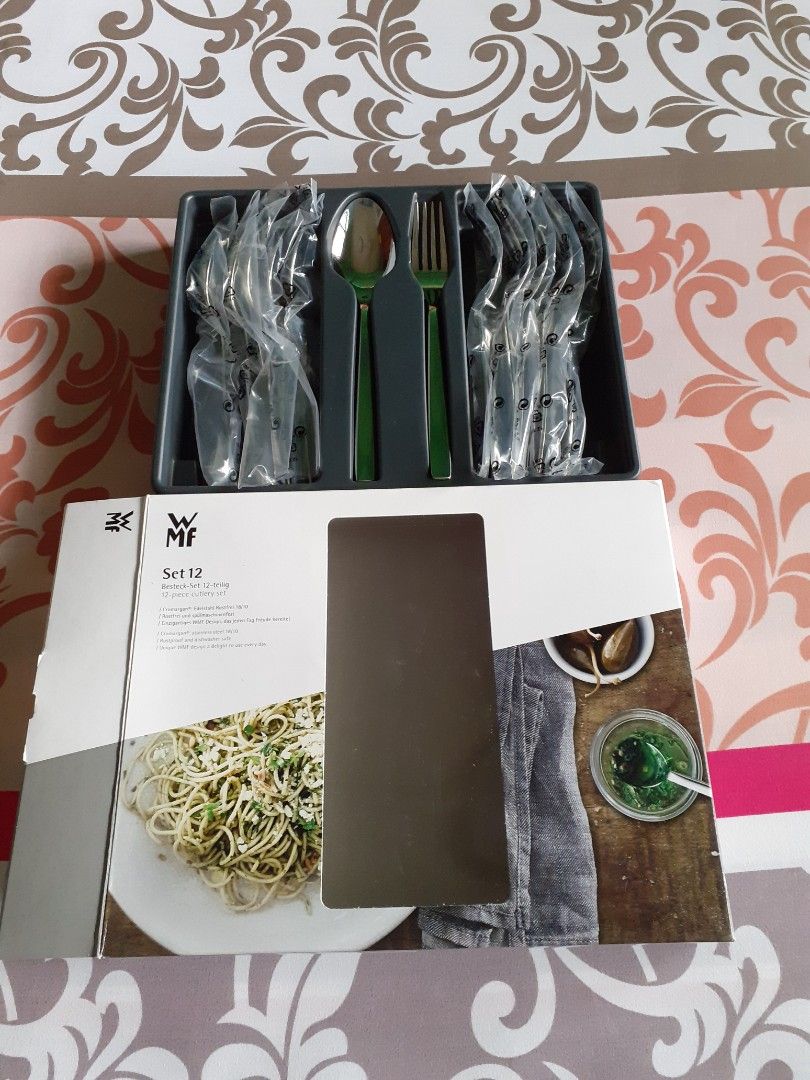 WMF 12 set Stainless Steel Cutlery Set, Furniture & Home Living ...