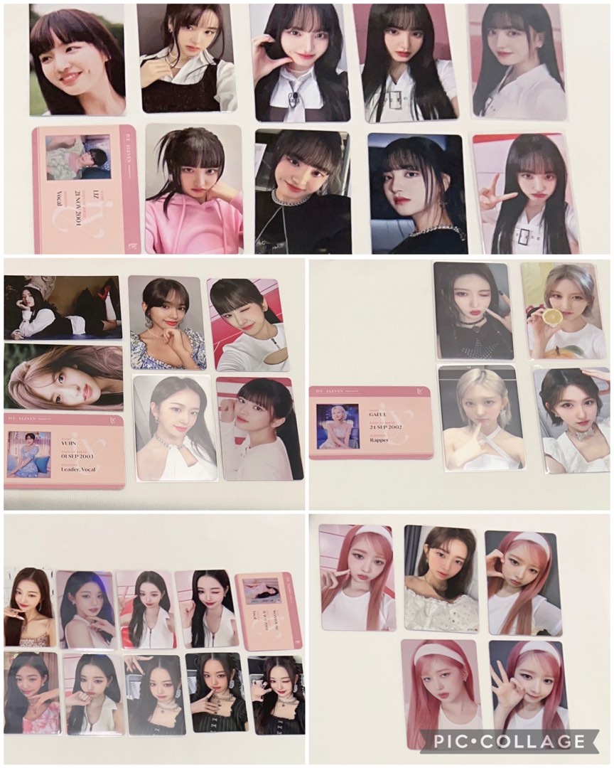 WTT IVE photocard Gaeul Yujin Rei Wonyoung Liz Leeseo, Hobbies & Toys, Memorabilia ...