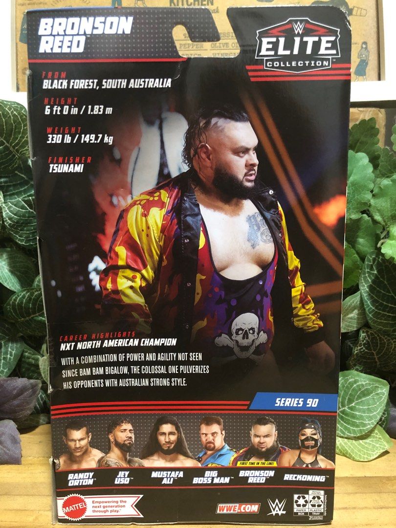 Wwe Mattel Elite Series 90 Bronson Reed, Hobbies & Toys, Toys & Games ...