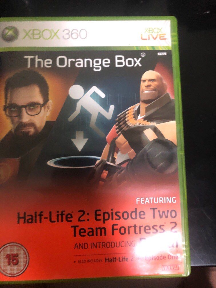 Xbox 360 The Orange Box, Video Gaming, Video Games, Xbox on Carousell