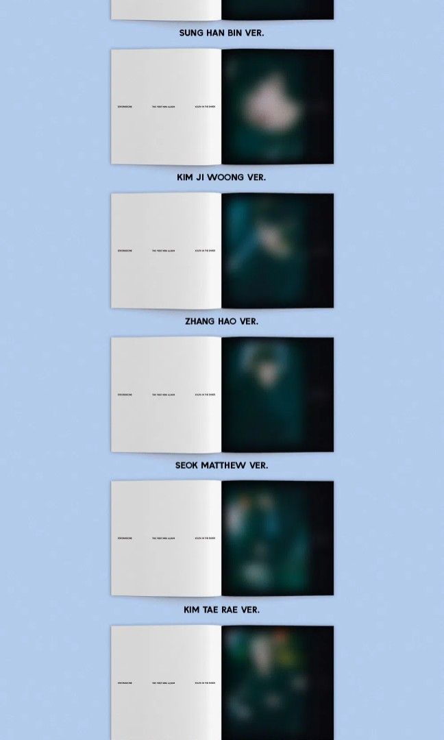 ZB1 ZEROBASEONE Youth in the Shade Album Digipack Ver Ktown4u POB ...