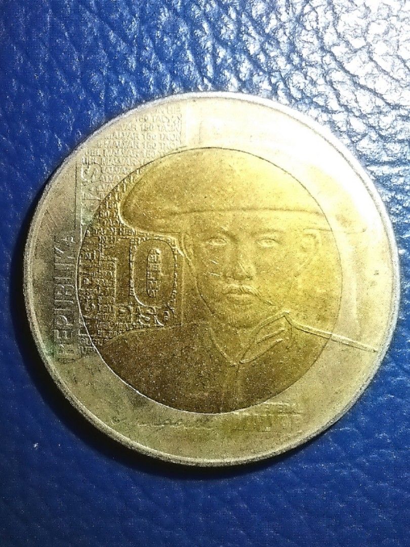 10 Peso General Malvar and Andres Bonifacio 150 Years Commemorative ...