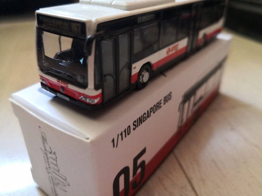 1/110 Singapore Bus SMRT 167, Hobbies & Toys, Toys & Games on Carousell