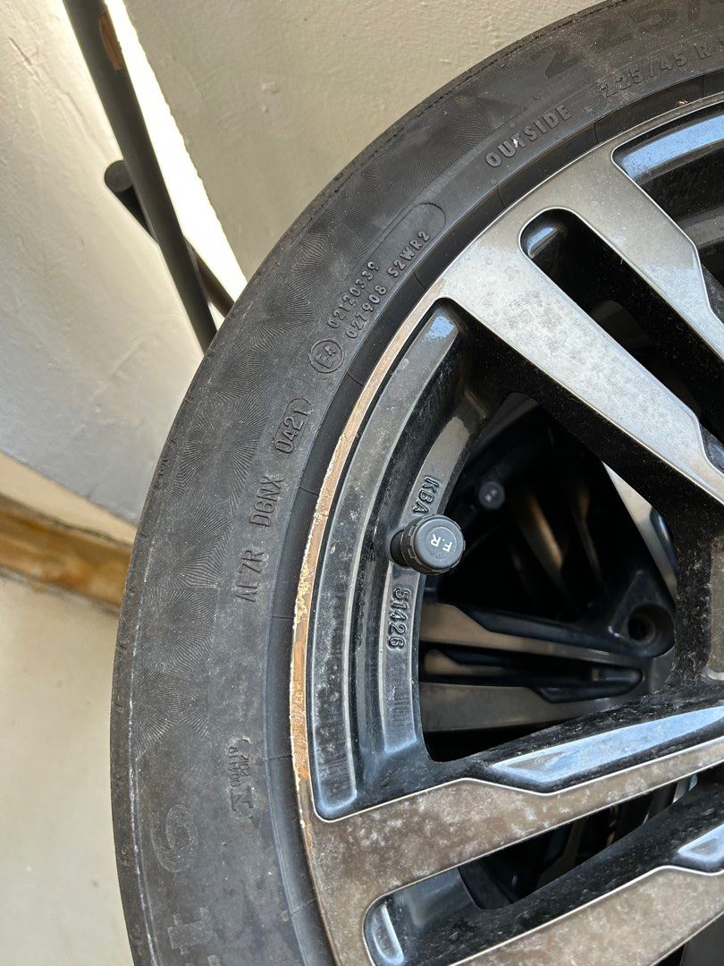 17 inch SSW rim with tires, Car Accessories, Tyres & Rims on Carousell