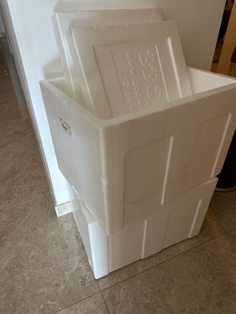 2 big ice boxes, Furniture & Home Living, Home Improvement ...