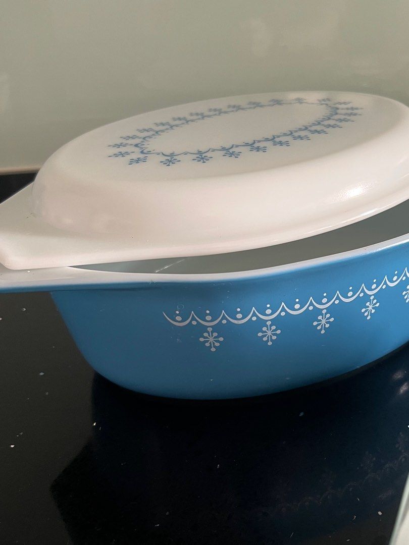 2 Vintage Pyrex, 1 Phoenix oval casseroles, Furniture & Home Living ...