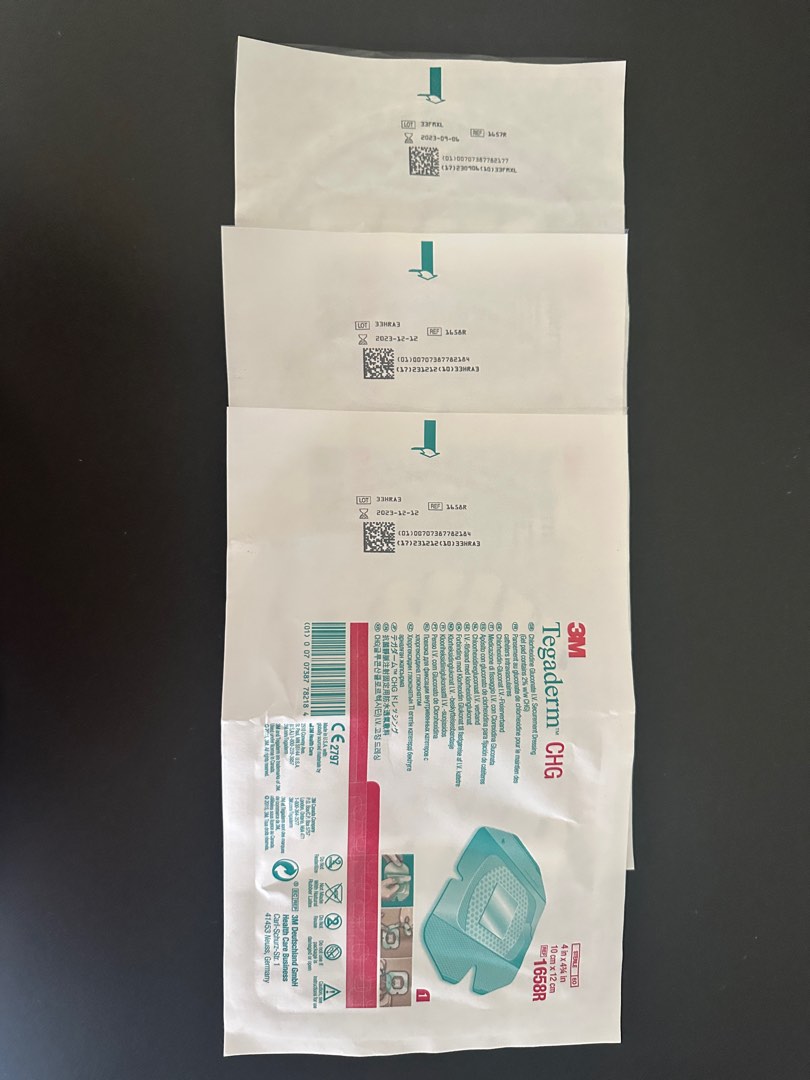 3M Tegaderm 1658R - for 3pieces, Health & Nutrition, Medical Supplies ...