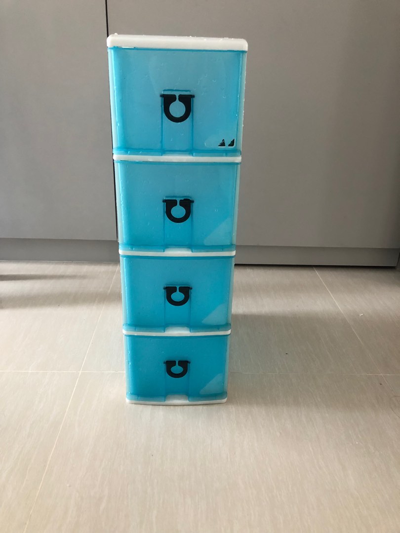 4 layers storage cabinet, Furniture & Home Living, Furniture, Shelves ...