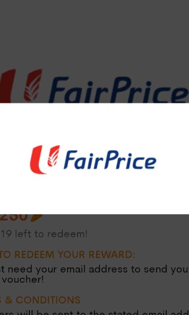 $5 NTUC FairPrice e-Voucher, Tickets & Vouchers, Vouchers on Carousell