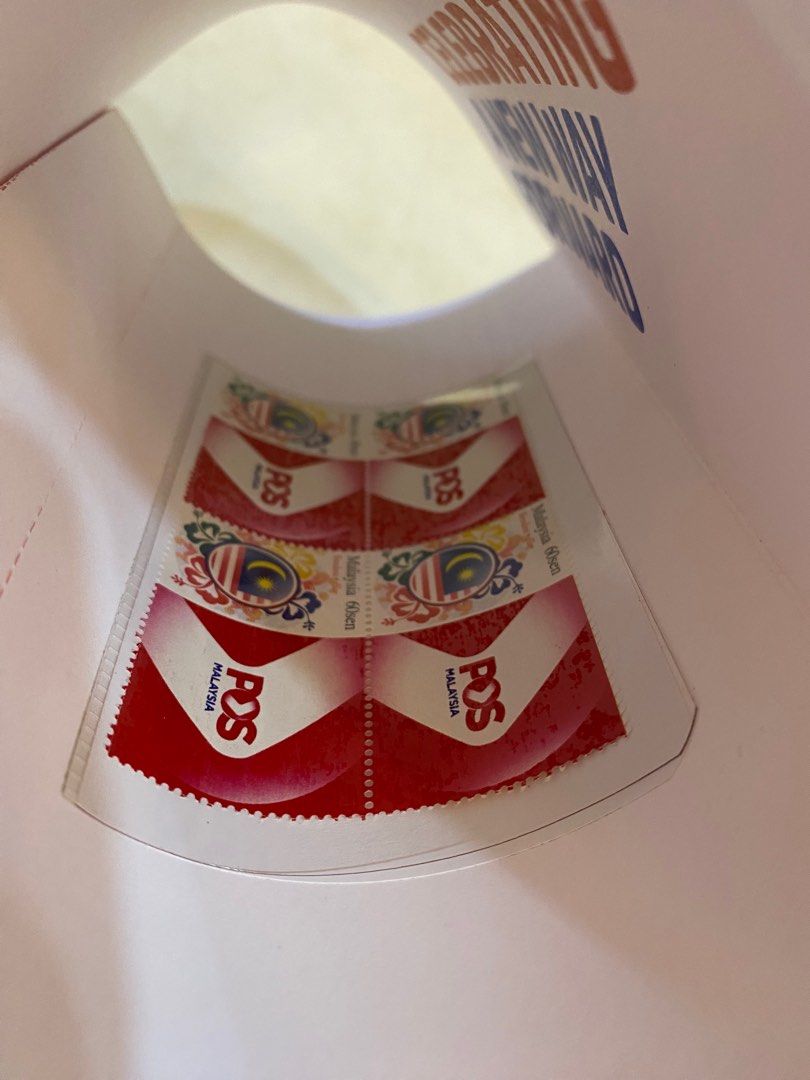 5 Pattern Stamp Collection (Nestle/Pos Malaysia/Rumah Api/MRT, Hobbies ...