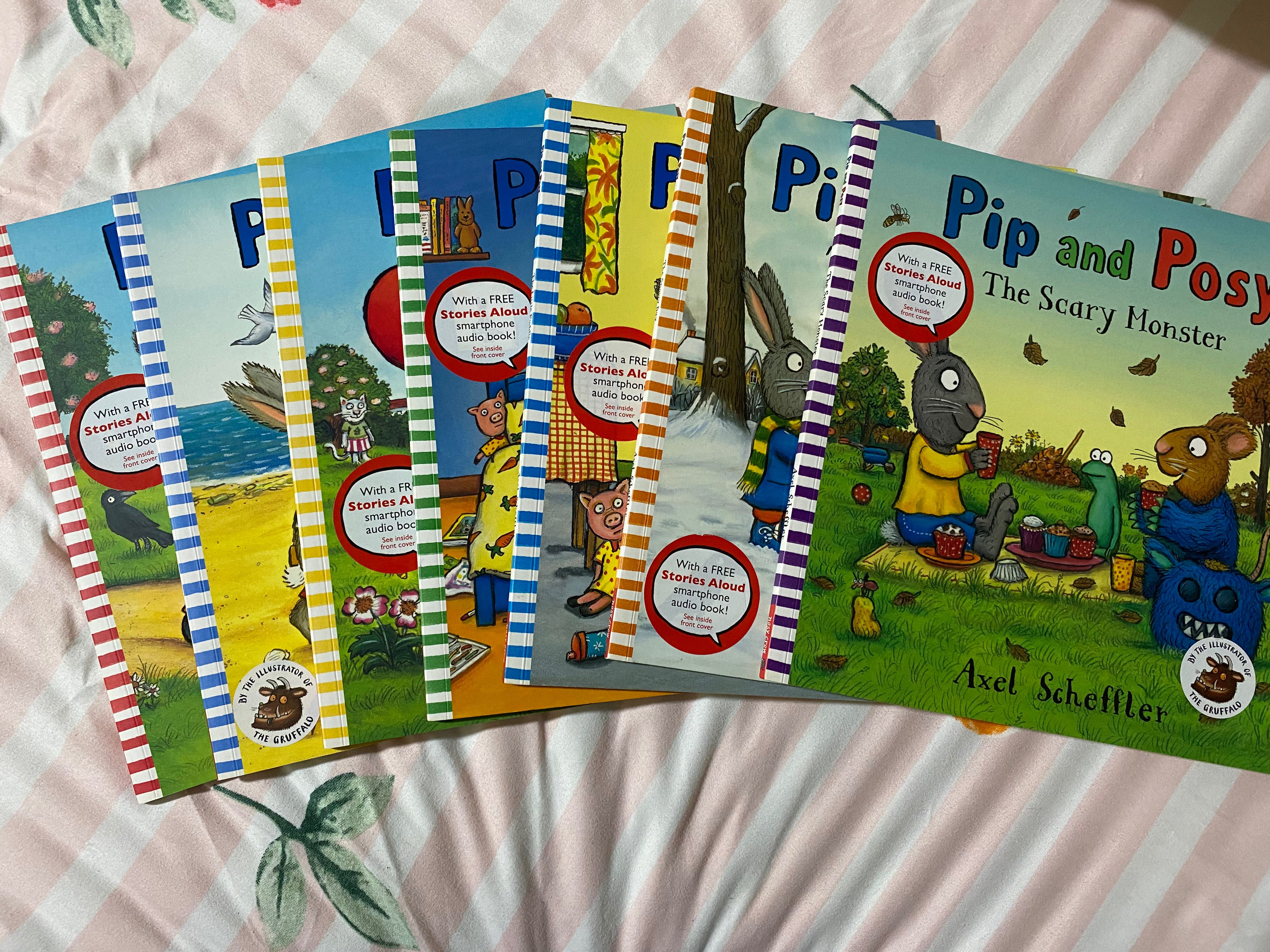 7本 Pip and Posy (書內附音檔QR Code), 興趣及遊戲, 書本 & 文具, 小朋友書 - Carousell