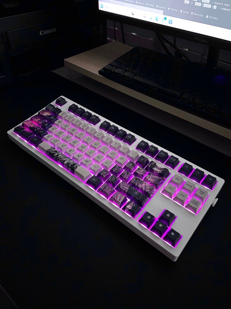 87% TKL Custom Mechanical Keyboard (Jujutsu Kaisen), Computers & Tech ...
