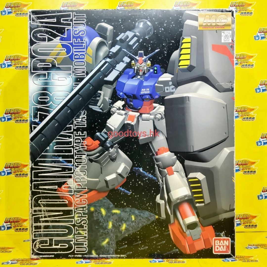 全新未砌 BANDAI MG 1/100 機動戰士高達 GP 02 A RX-78 GP02 GUNDAM 高達 GP02A, 興趣及遊戲, 玩具 & 遊戲類 - Carousell