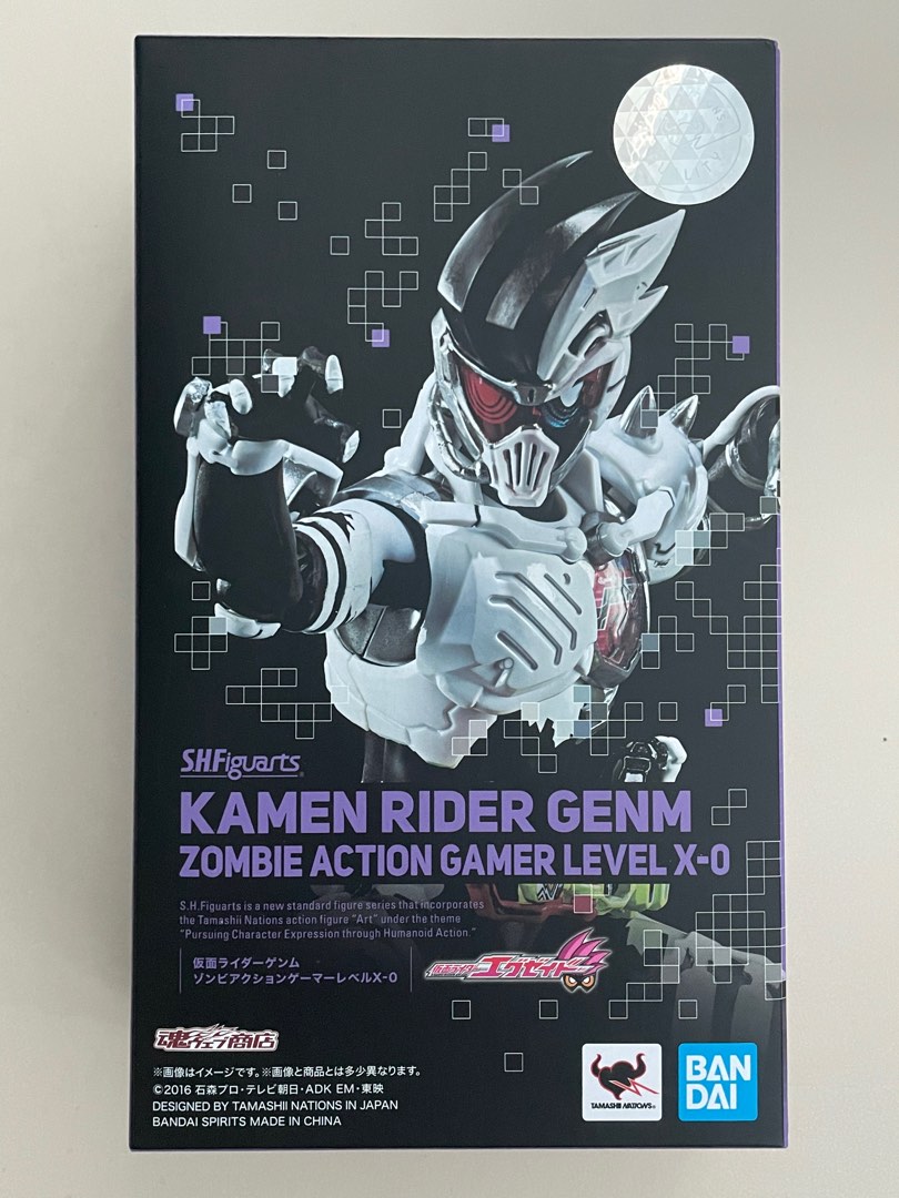日版 SHF KAMEN RIDER GENM ZOMBIE LEVEL X-0, 興趣及遊戲, 玩具 & 遊戲類 - Carousell