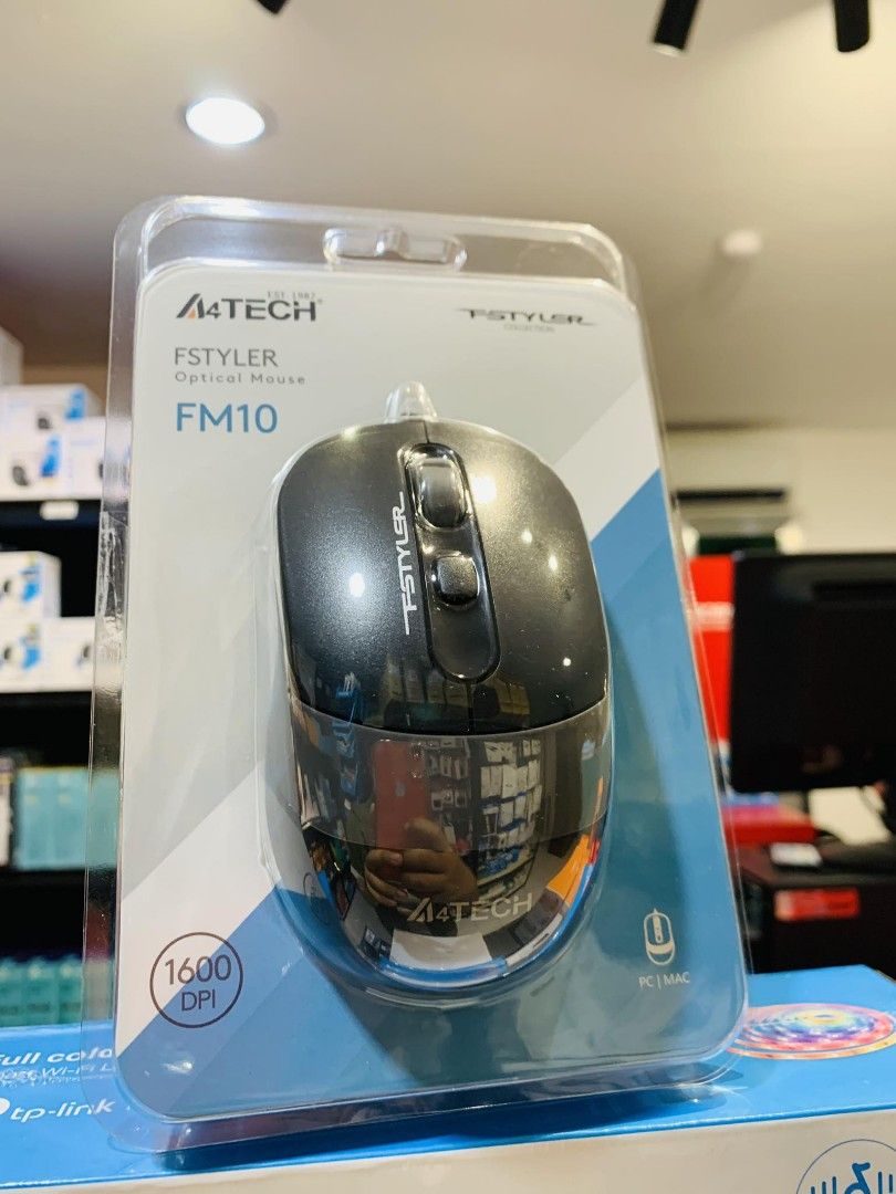 A4Tech Fstyler FM10 Wired Mouse USB Grey, Computers & Tech, Parts ...