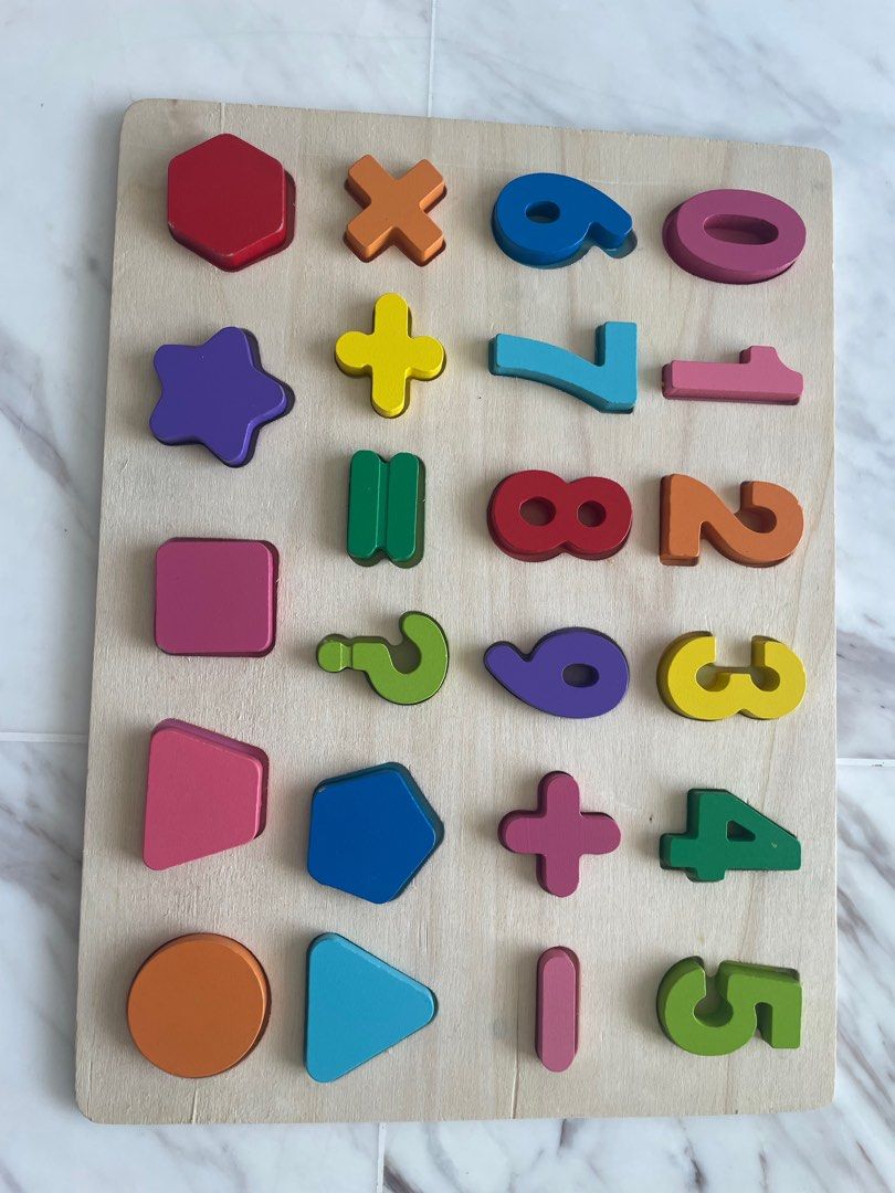 ABC and 123 educational toy ***2 boards for $5, Babies & Kids, Infant ...