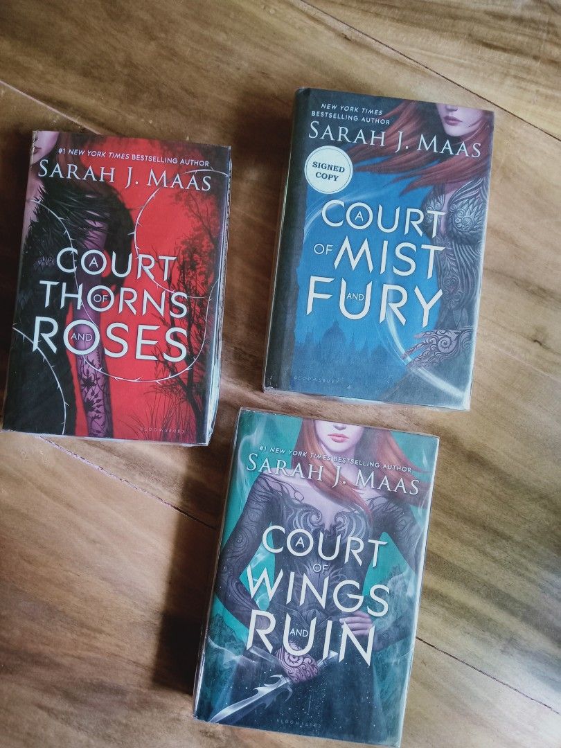 ACOTAR, ACOMAF, ACOWAR by Sarah J Maas (OLD COVER HB) on Carousell