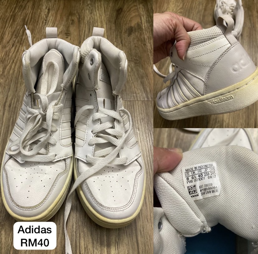 Adidas high cut UK6, Women's Fashion, Footwear, Sneakers on Carousell