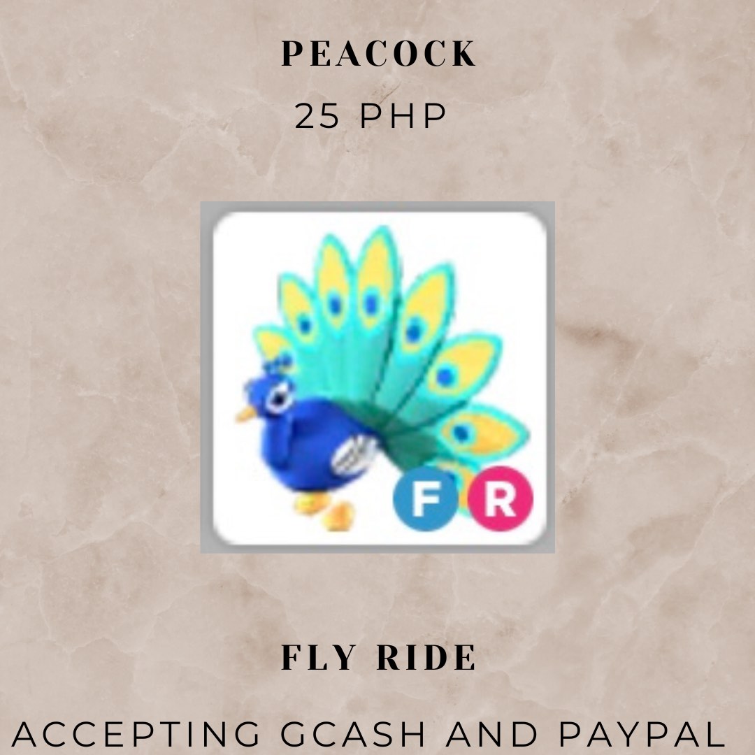 Adopt Me Pets | Peacock on Carousell