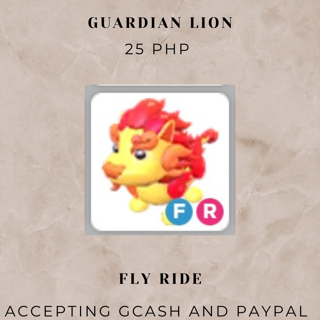 Adopt Me Pets |Guardian Lion on Carousell
