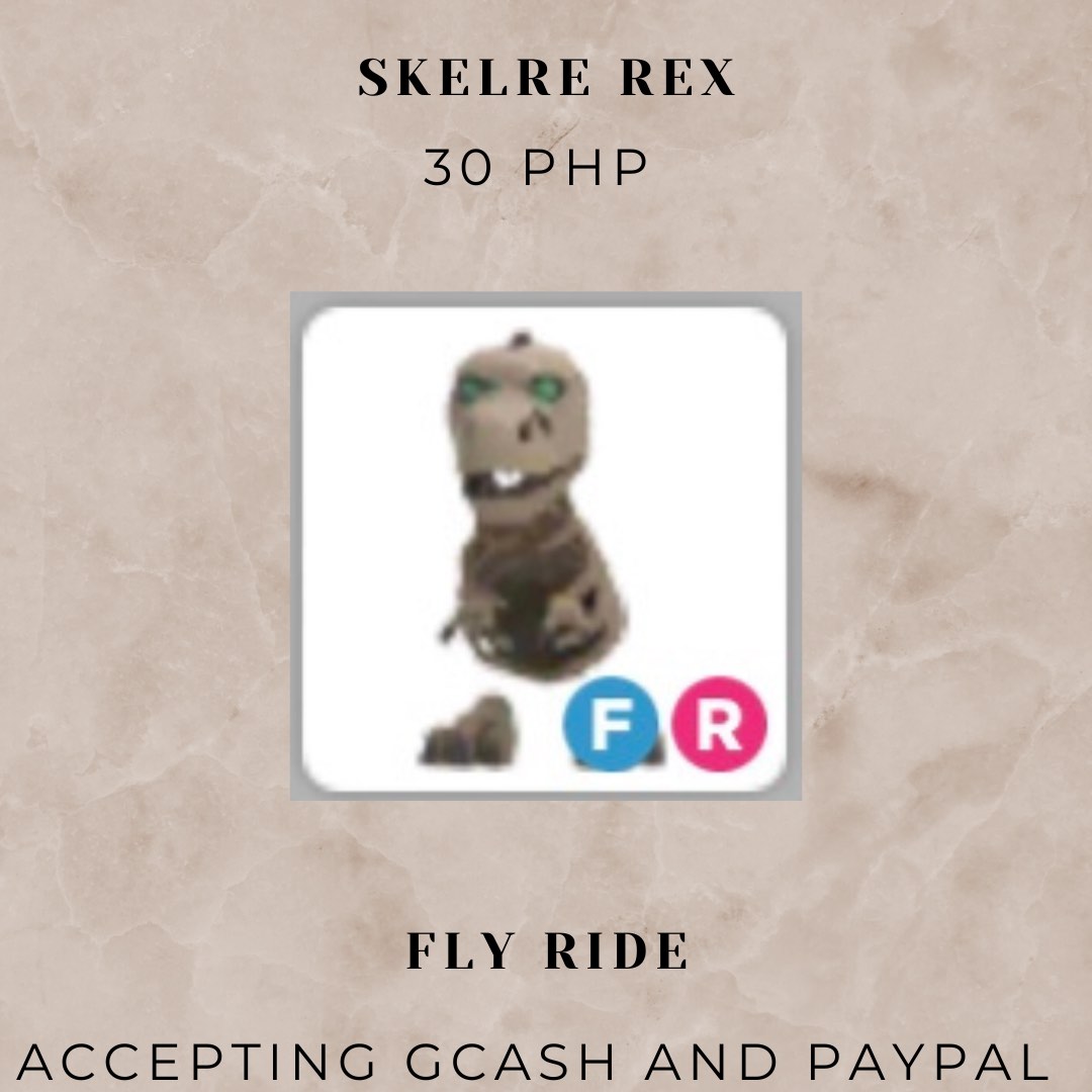 Adopt Me Pets |Skele Rex, Video Gaming, Gaming Accessories, In-Game ...