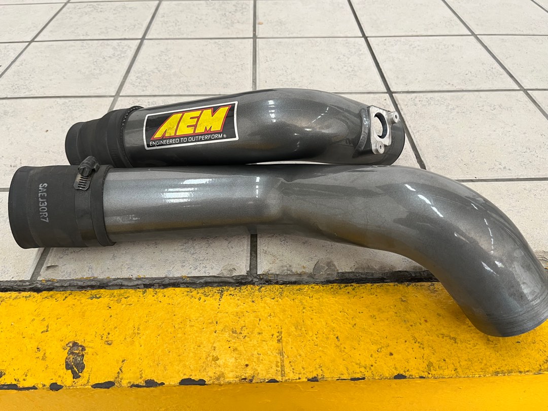 AEM air Intake pipe only, Car Accessories, Accessories on Carousell