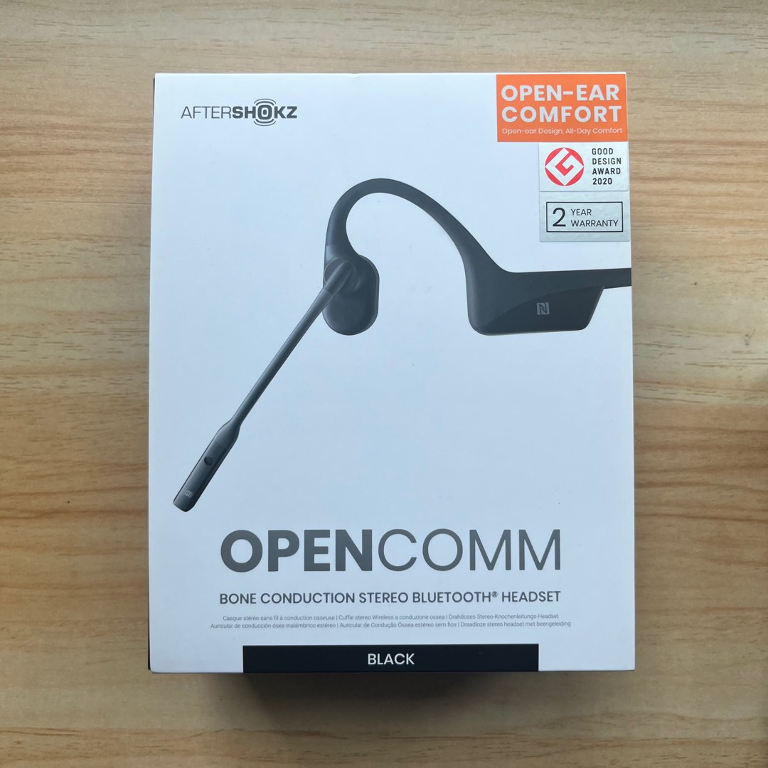 Aftershokz Shokz Opencomm, Audio, Headphones & Headsets on Carousell