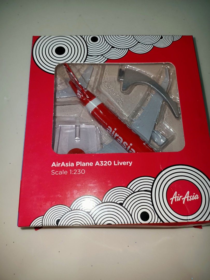 AirAsia A320 Livery Scale Plane, Hobbies & Toys, Collectibles ...