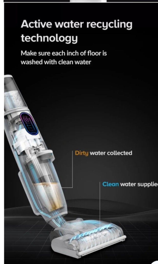 Airbot iClean Pro, wet & dry water vacuum mop, TV & Home Appliances ...
