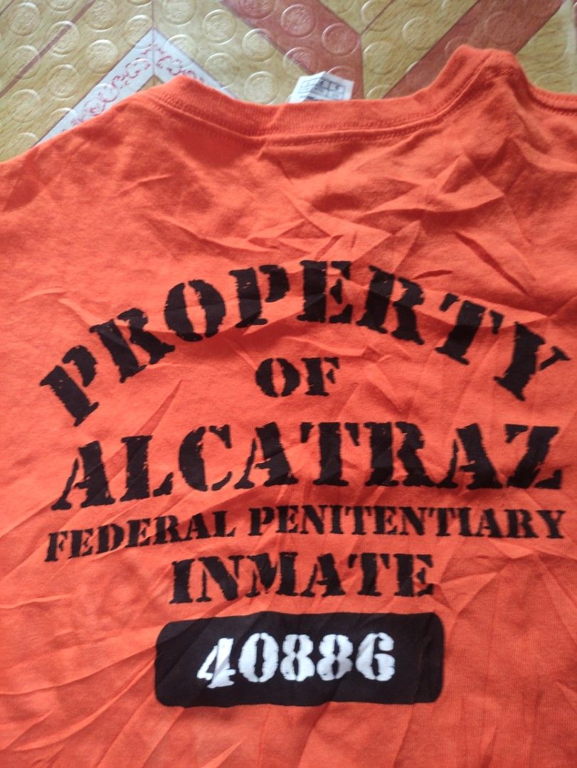 ALCATRAZ INMATE T-SHIRT on Carousell