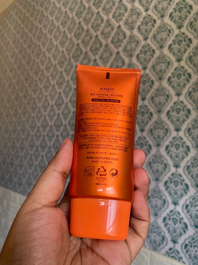 Anjo sunscreen, Beauty & Personal Care, Face, Face Care on Carousell