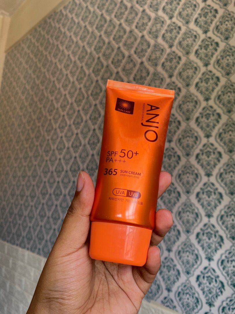 Anjo sunscreen, Beauty & Personal Care, Face, Face Care on Carousell