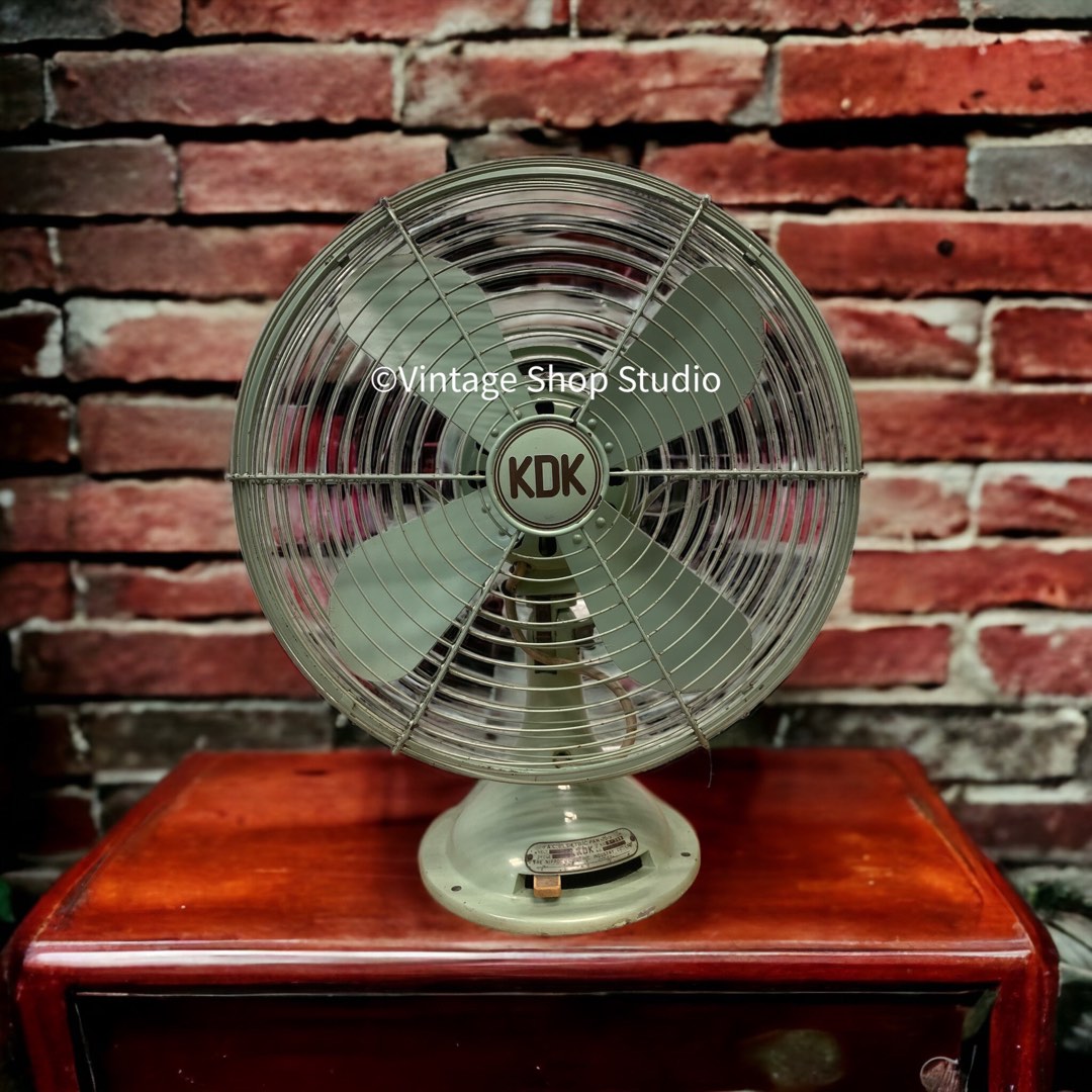 Vintage Antique 1950s KDK Electric Fan 4 Speed 12 inch Made In Japan ...