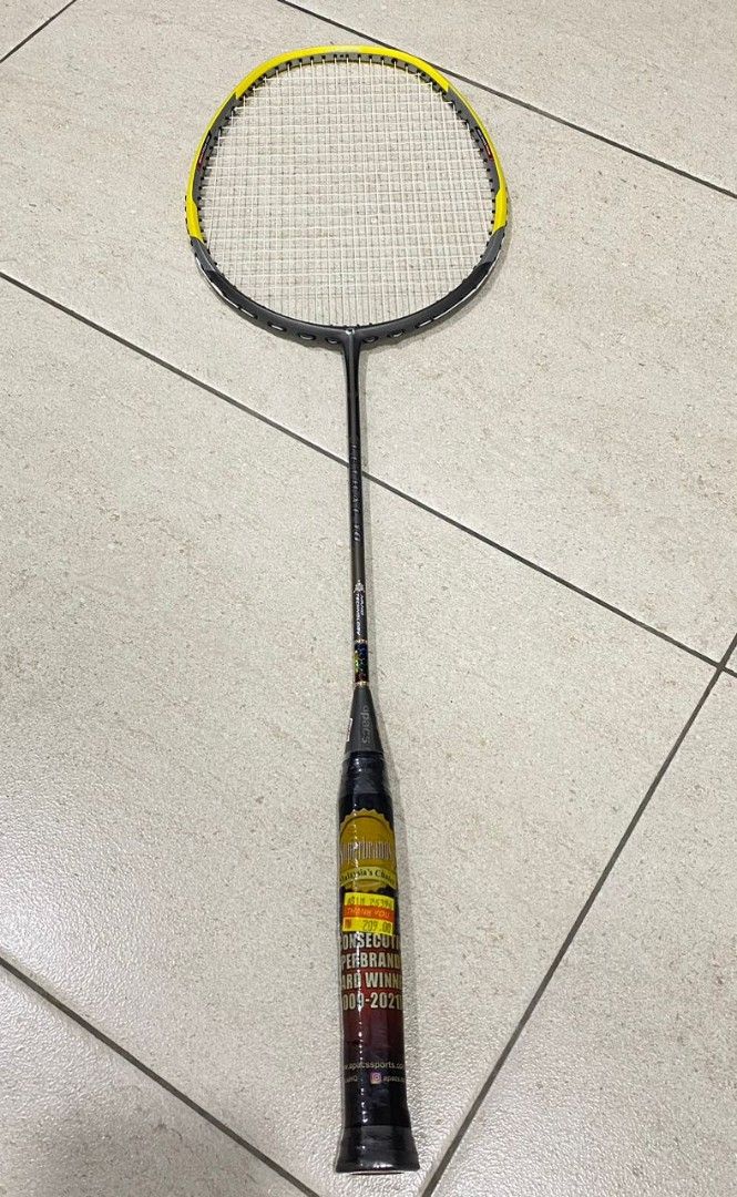 Apacs Lethal 10 (New) Badminton Racket, Sports Equipment, Other Sports ...