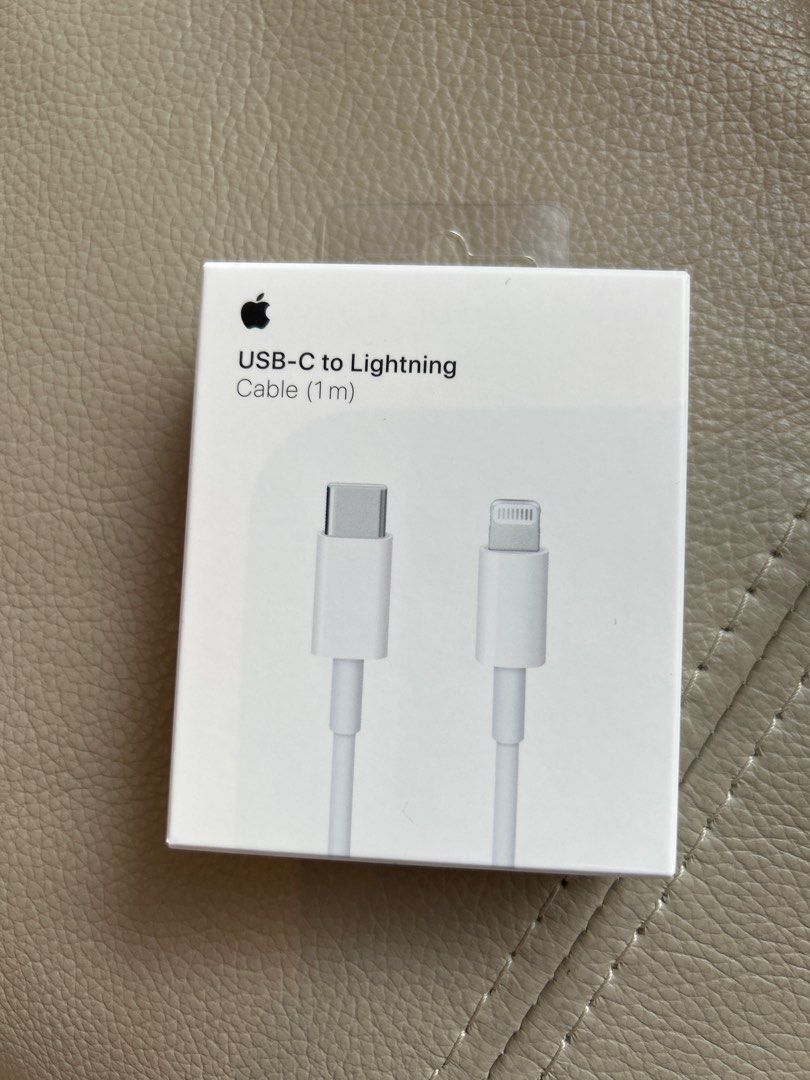 Apple 原廠USBc to lighting 線, 手提電話, 電話及其他裝置配件, 充電器及電線 - Carousell