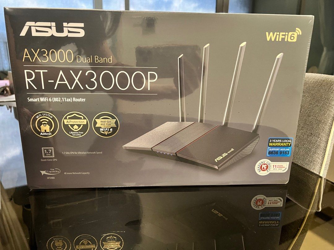 Asus RT-AX3000P Router, Computers & Tech, Parts & Accessories ...