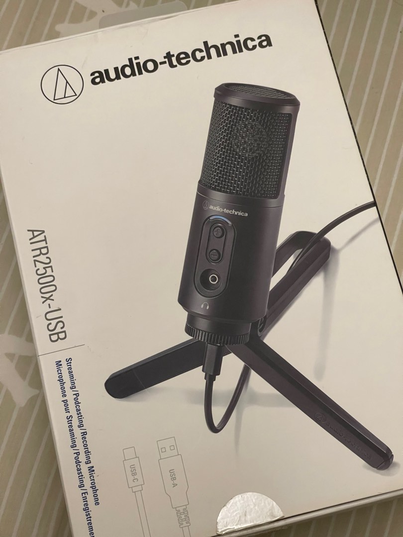 Audio-Technica ATR2500x-USB Cardioid Condenser Microphone (ATR Series ...