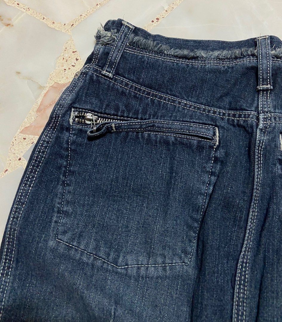 authentic mango denim mermaid midi skirt, Women's Fashion, Bottoms ...