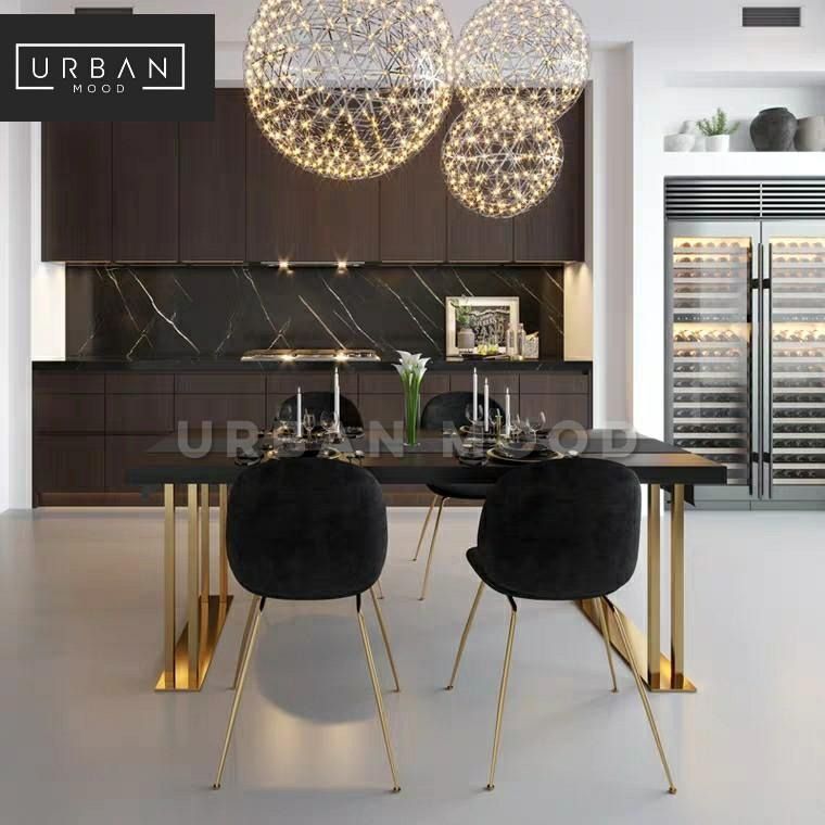 AVANTI Modern Dining Table & Chairs, Furniture & Home Living, Furniture ...