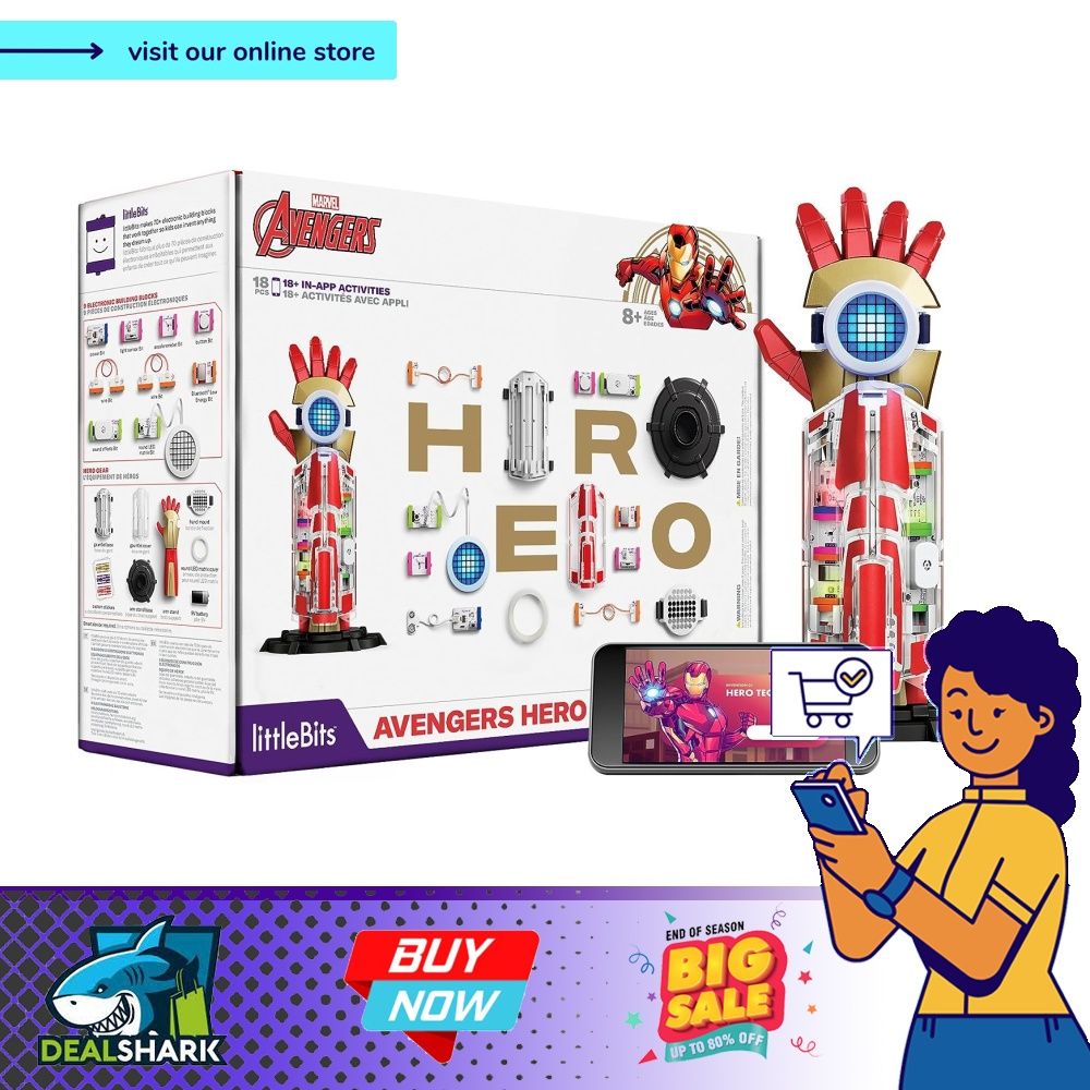 Avengers Hero Inventor Kit - Kids 8+ Build & Customize Electronic Super ...