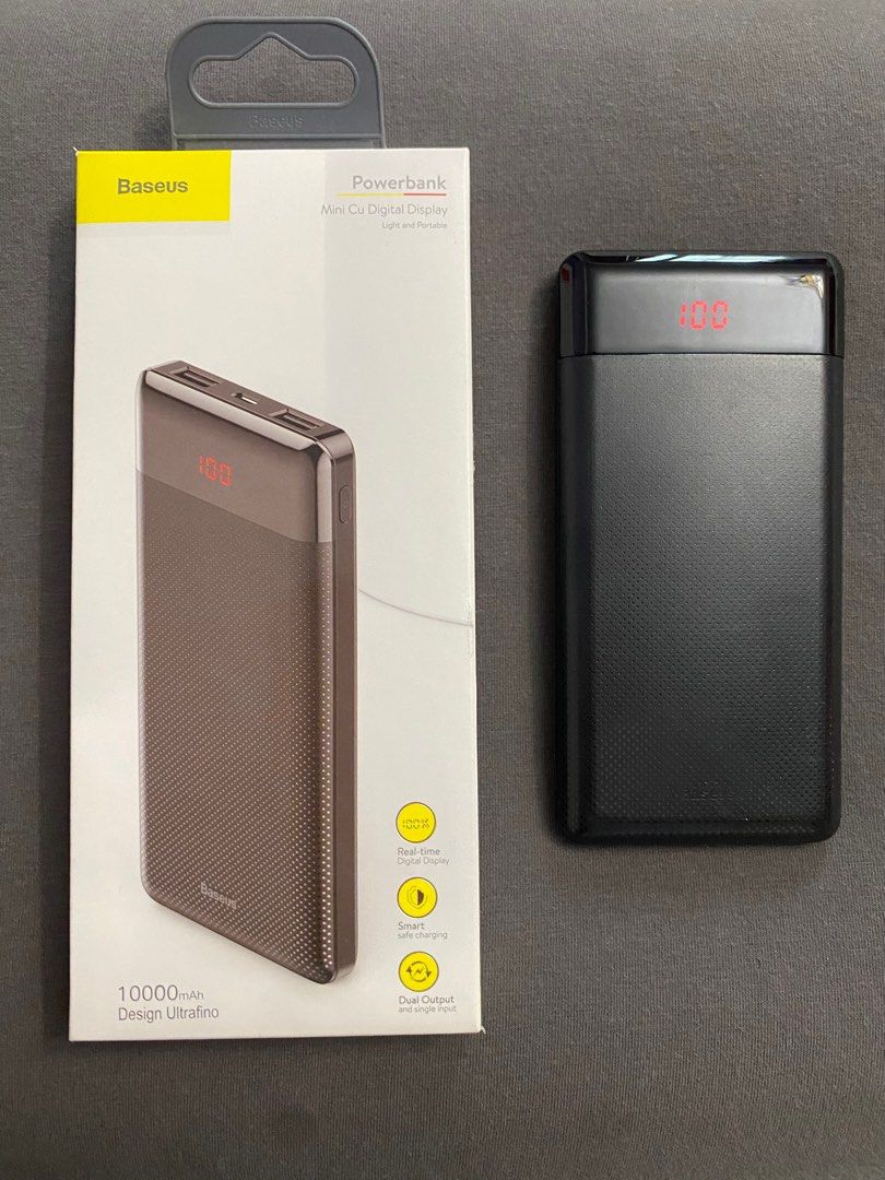 Baseus Power Bank 10000 mAh, Mobile Phones & Gadgets, Mobile & Gadget ...