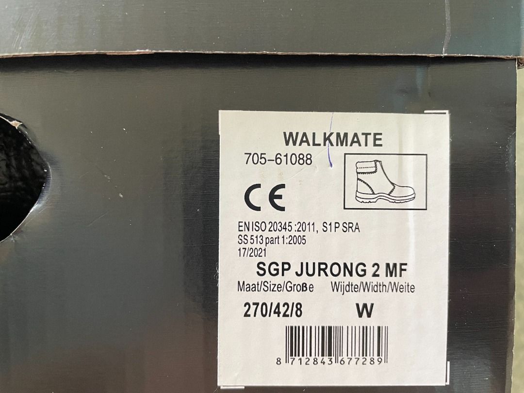 Bata Industrials - Walkmates (Safety Boot) - for Sale, Men's Fashion ...